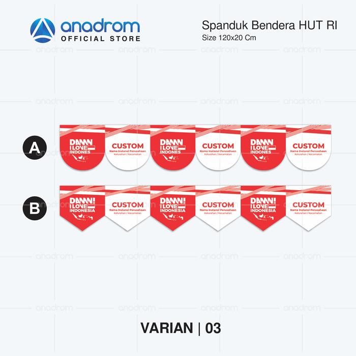 Jual Spanduk Bendera Atribut 17 Agustus | Bunting Flag HUT RI ...
