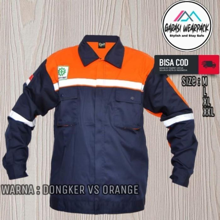 Jual Baju wearpack Safety Atasan/APD K3/pakaian kerja/Biru Telor Asin ...
