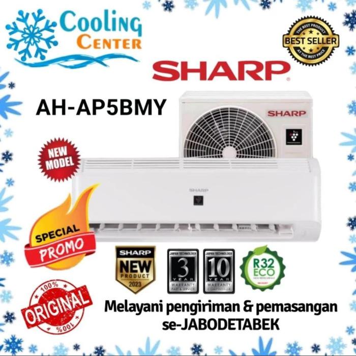 Promo AC SHARP AH - AP 5 SSY THAILAND 1/2 PK + PASANG INSTALASI - Jakarta Timur - COOLING CENTER ...