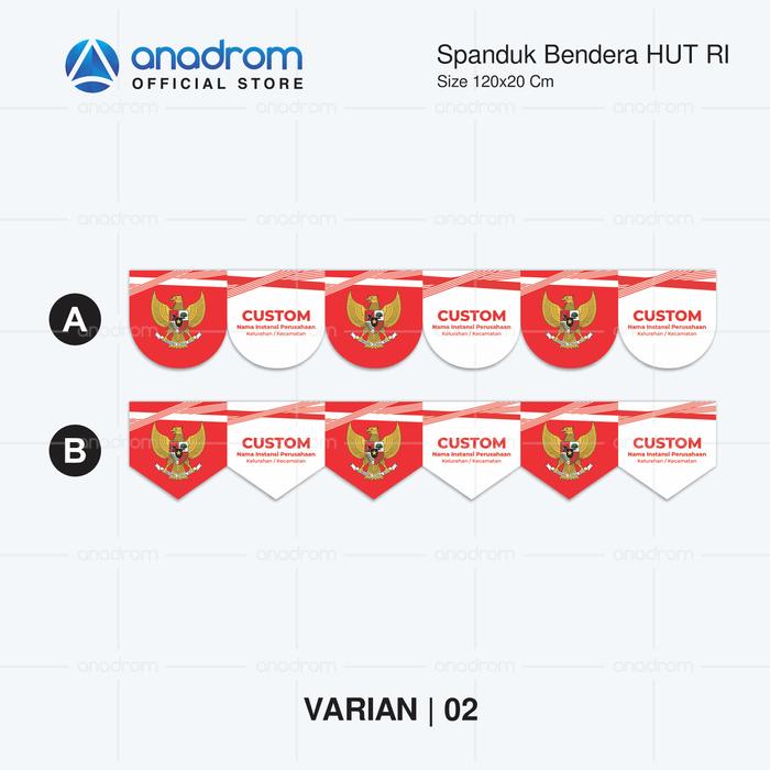 Jual Spanduk Bendera Atribut 17 Agustus | Bunting Flag HUT RI ...