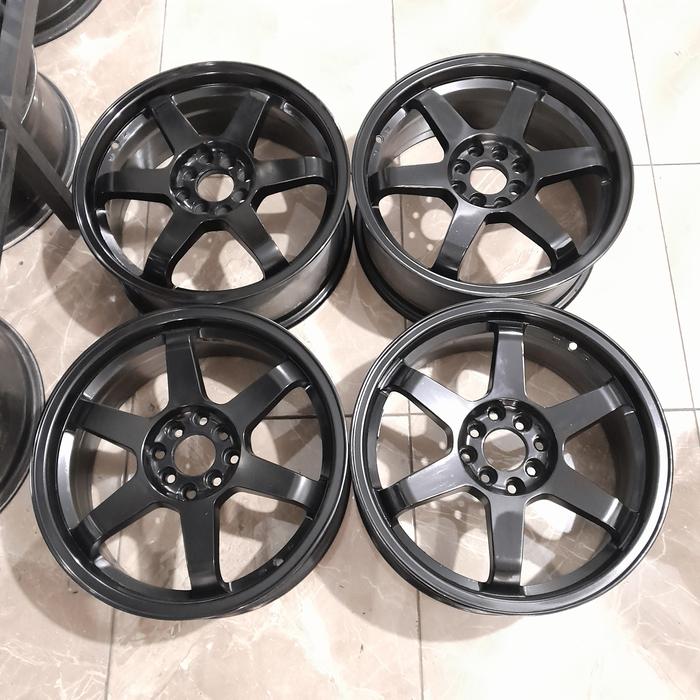 Jual VELG BEKAS MOBIL TE37 RING 17 HOLE 4X100 4X114 AVANZA GALANT JAZZ ...