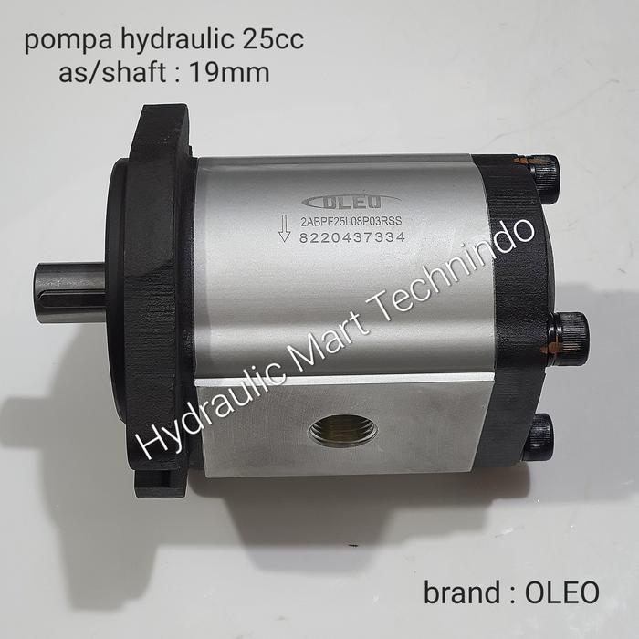 Jual pompa gear pump hidrolik 25cc - as 19mm, OLEO 2ABPF25L08P03RSS - Kota Bandung - Hydraulic ...