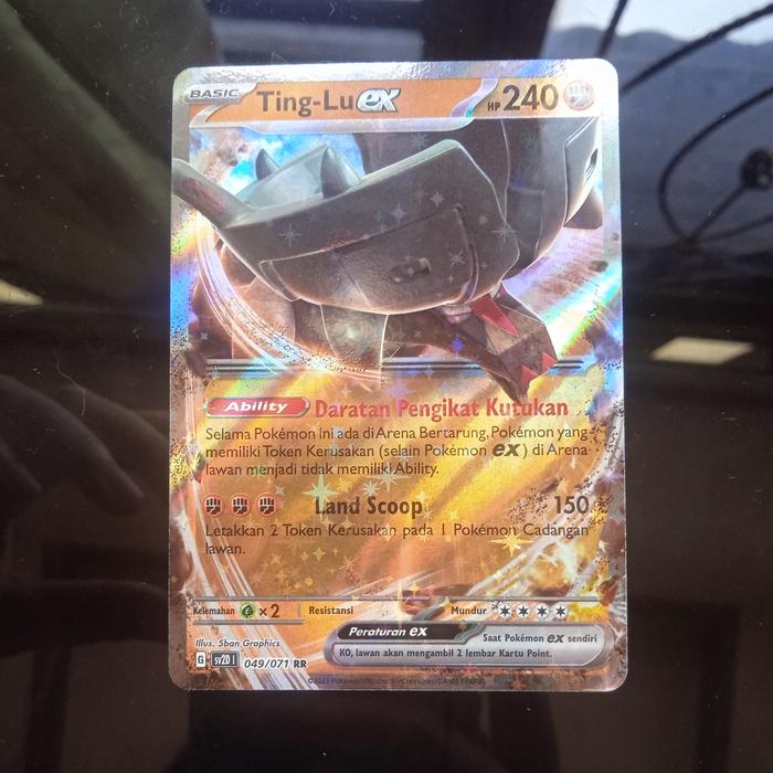 Promo Ting-Lu EX RR 049/071 SV2D Pokemon TCG Indonesia Trading Card ...