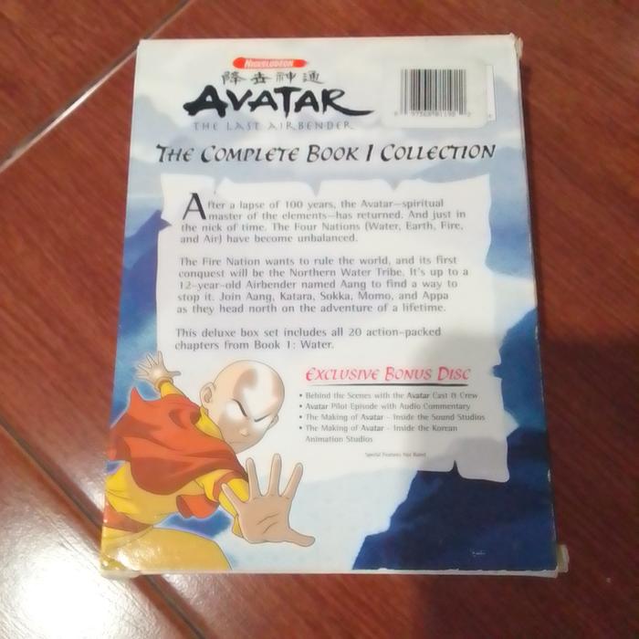 Jual Dvd Avatar : The Last Airbender (the Complete Book 1 Collection ...
