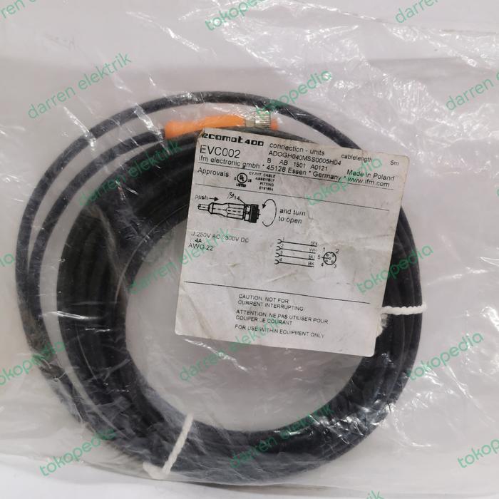 Jual conector kabel sensor ifm EVC002 - Jakarta Barat - darren elektrik ...
