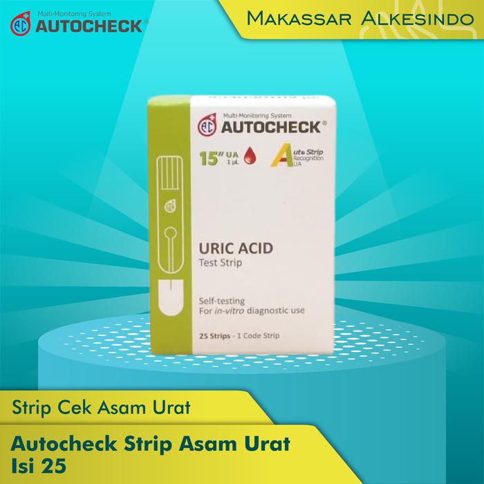Jual Strip Cek Asam Urat Autocheck Uric Acid isi 25 - Kota Makassar ...