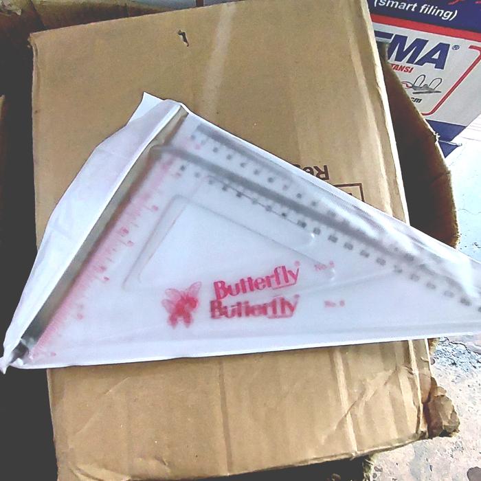 Jual Penggaris Segitiga Butterfly No.8 (per set) - Jakarta Utara ...