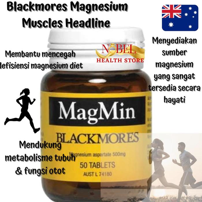 Jual Blackmores Magmin 500mg 50 Tablets - Kab. Tangerang - Nobel Health ...