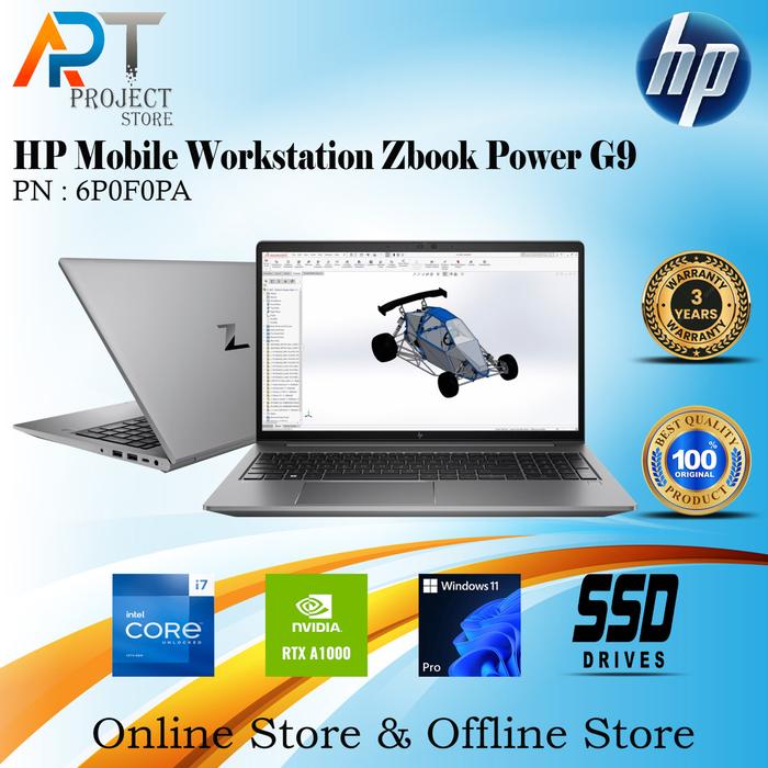 Jual HP ZBook Power G9 6P0F0PA i7-12800H 16GB 512GB VGA 4GB W11PRO 3YR ...