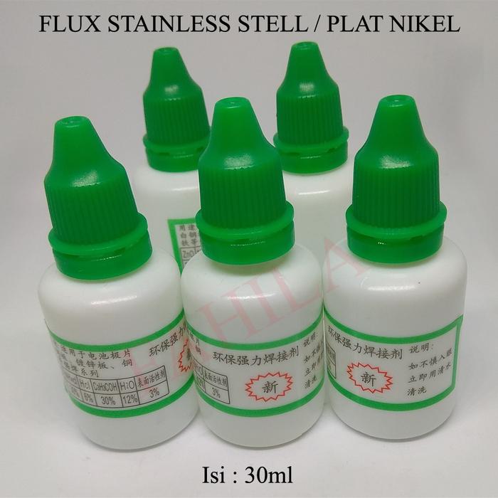 Jual Flux Plat Nikel Stainless Steel Plat Nickel Baterai 30ml - Kab ...