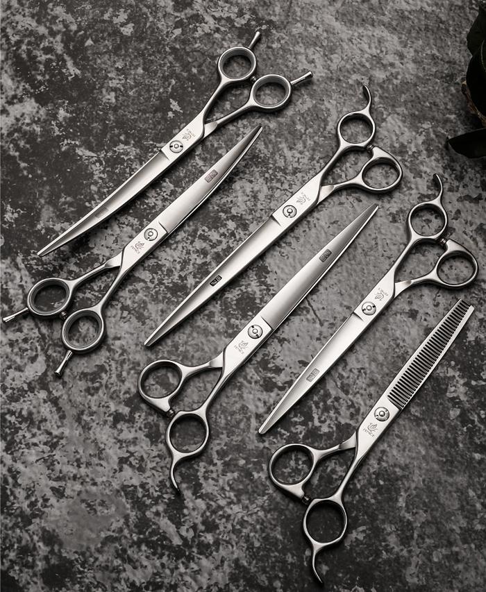 Jual Fenice Gunting Grooming Set - Fenice Scissor Grooming Set - Curved ...