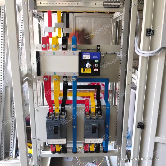 Jual panel ATS AMF 630a - mccb 3p 400a Schneider -cos motorized fort ...