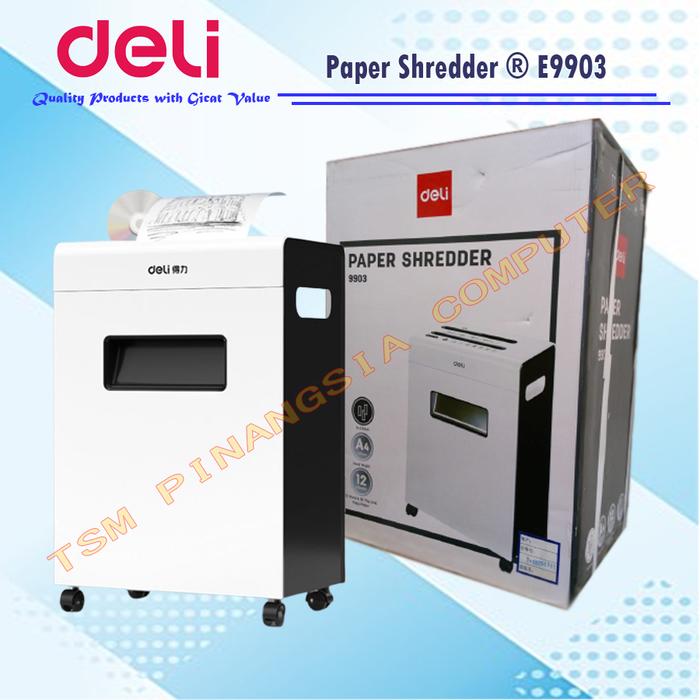 Jual Paper Shredder DELI E9903 EU / Mesin Penghancur Kertas DELI E 9903 ...