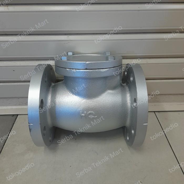 Jual Check Valve 4" Inch Cast Iron JIS 10K Flange DN 100 - Jakarta ...