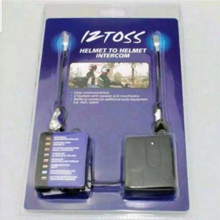 Jual Intercom Helm Iztoss Interphone Motor Iztoss Helm Interkom Headset ...