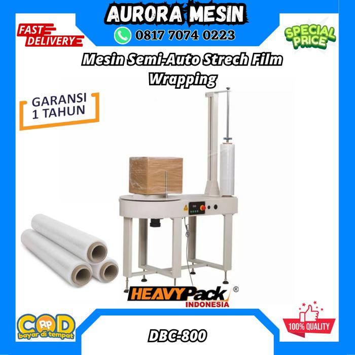 Jual MESIN PENGEMAS PLASTIK WRAPPING OTOMATIS DBC-800 HEAVYPACK ...