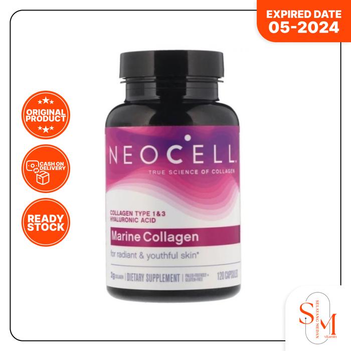 Promo Neocell Marine Collagen Collagen Type 1 & 3 120 Capsules - Kota ...