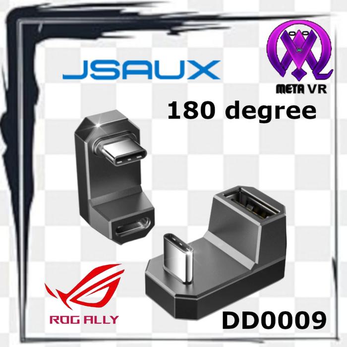 Jual Jsaux 180â° Usb-c Male Usb-c Female Usb-c Male Usb-a Female Rog ...