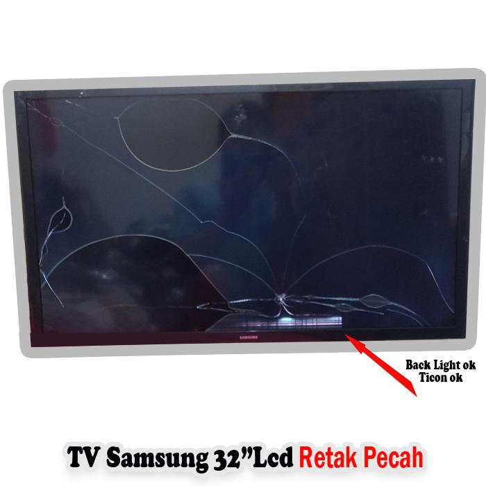 Jual TV LCD Samsung 32" 32INCH TELEVISI LCD SECOND BEKAS SCREEN RETAK ...