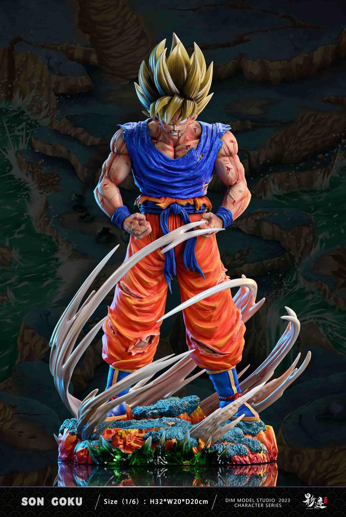 Jual Dim Model Studio Son Goku Dragon Ball 1/6 FIGURE STATUE - Black ...