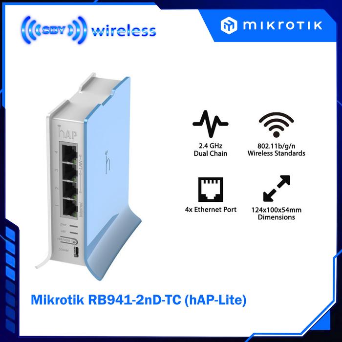 Jual Mikrotik RB941-2nd TC hAP Lite - Kota Surabaya - Surabaya Wireless | Tokopedia