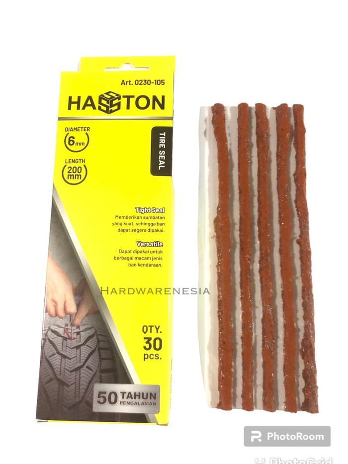 Jual HASSTON Refill Karet Cacing Tambal Ban Tubles Per Lembar Isi 5 ...