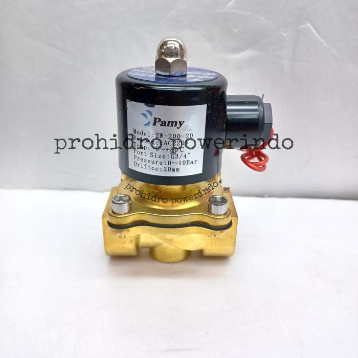Jual Selenoid Valve Kuningan 1/2" inch AC 220V Normal Close Solenoid - Jakarta Barat - PROHIDRO ...