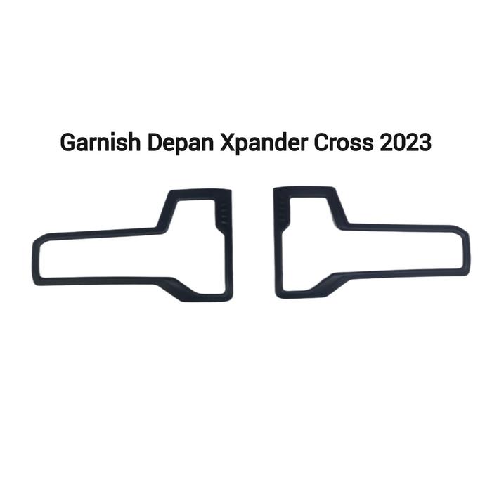 Jual Cover Garnish Depan mobil Xpander Cross 2022 2023 2024 Hitam ...