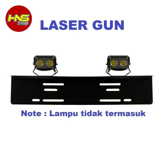 Jual Dudukan Lampu LED Bracket Tembak Braket Tanduk Bumper Plat Nomor ...