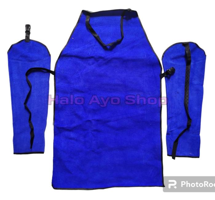 Jual Safety Wearpack Welding Apron Welder Full Set Apron Dada Dan ...