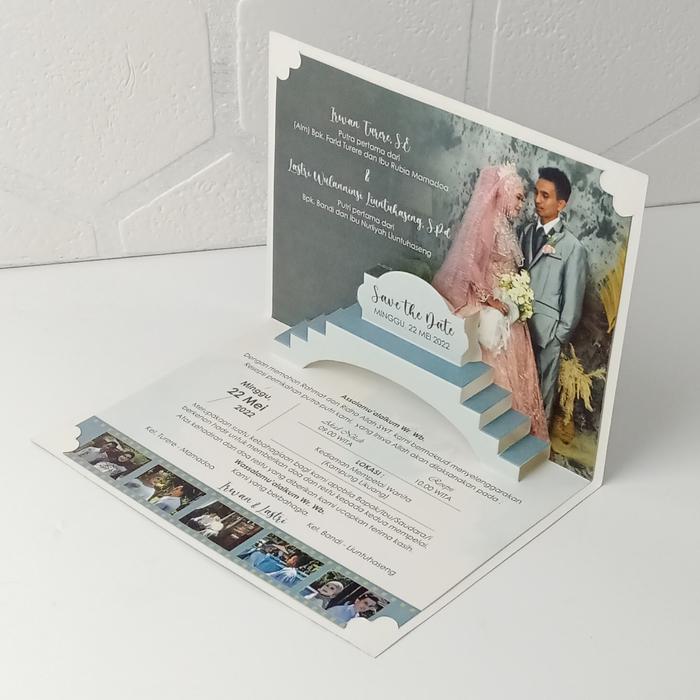 Jual Undangan Pop Up B.01 - Pop Up Tangga - Kota Surabaya - Pop Up ...