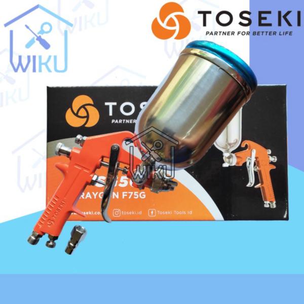 Jual Toseki Spray Gun Semprotan Cat Udara Tabung Atas F75 1.5mm 400cc ...