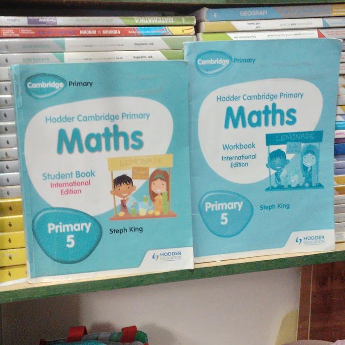 Jual hodder cambridge primary maths ( 1set)student dan workbook - Kota ...