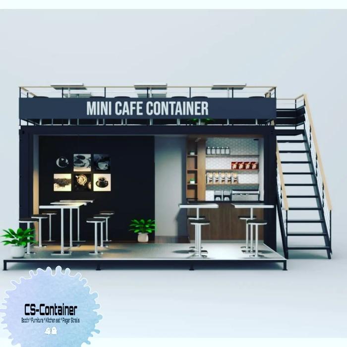 Jual booth semi container custom design #355 - Kab. Bandung - C ...