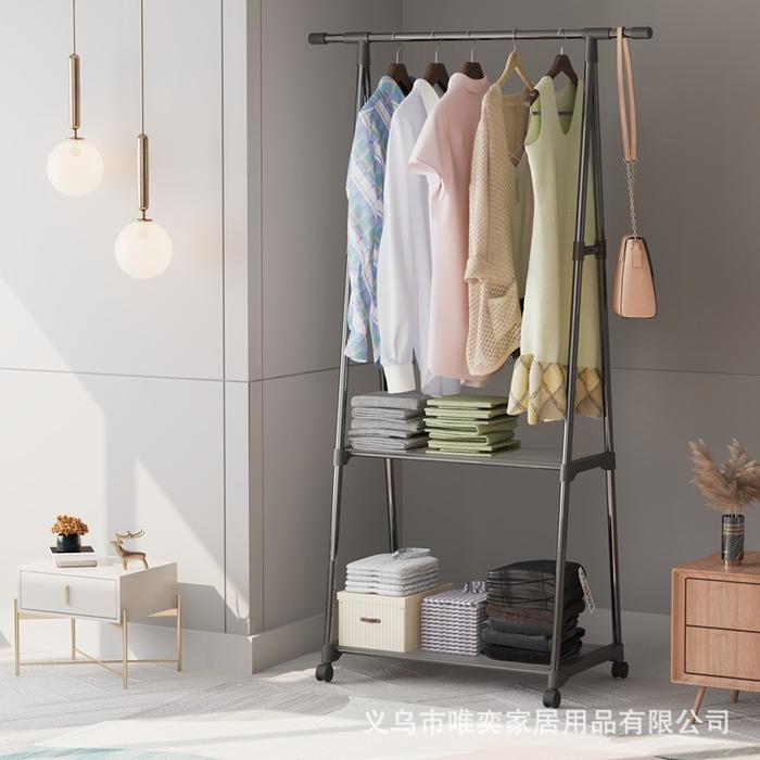 Jual Hanger Stand Rak Besi Lemari Baju Pakaian Tempat Sepatu Tas Koper ...
