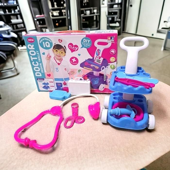 Jual Mainan Peran Dokter Dokteran Seri Doctor Medical Trolley Playset ...