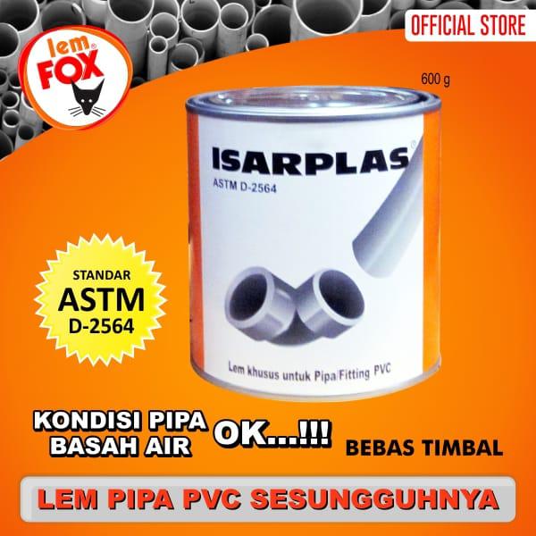 Jual Lem Fox Lem Pipa PVC Isarplas kaleng 600 gram - Jakarta Barat ...