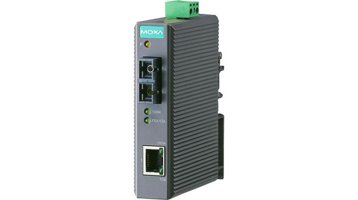 Jual Ethernet to fiber media converter multimode moxa IMC-21-M-SC connector - Jakarta Barat ...