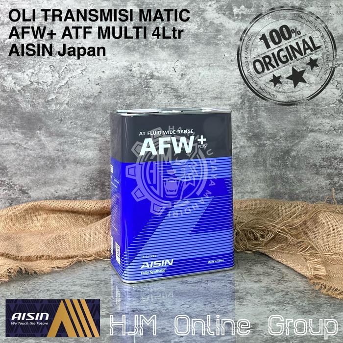 Promo OLI TRANSMISI AUTOMATIC AISIN OIL ATF AFW+ ATF Multi 4 Liter ...