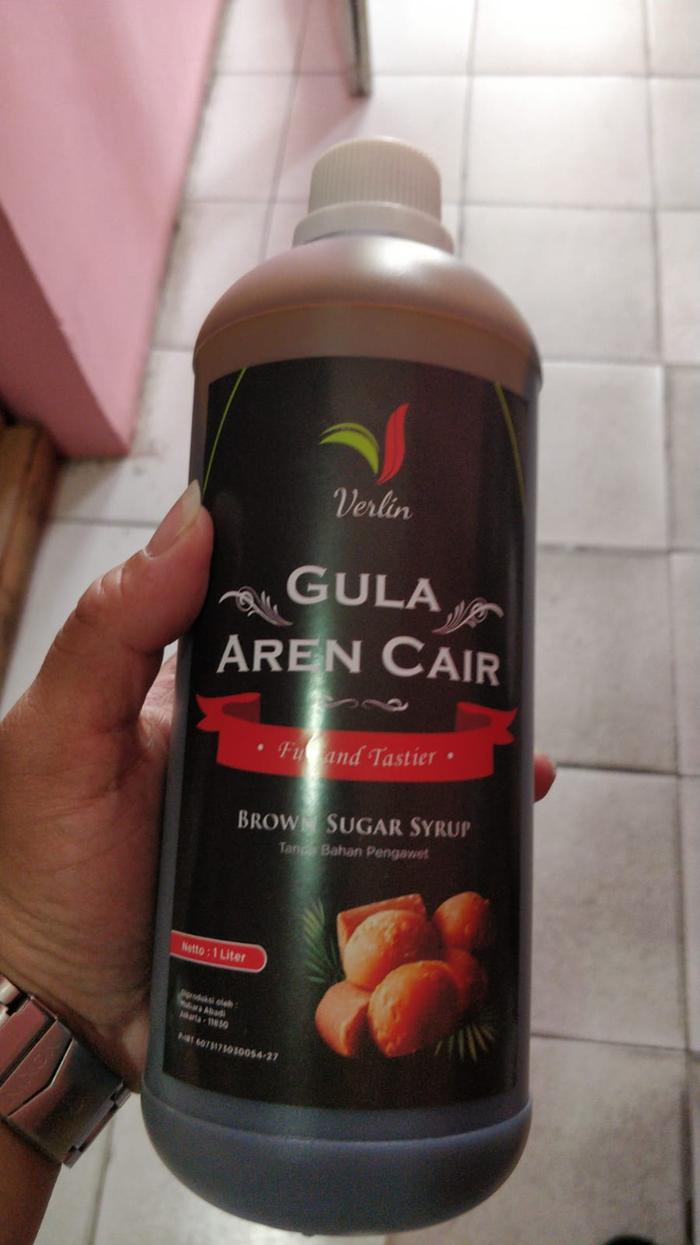 Jual Gula Aren Cair 1 L Brown Sugar Syrup 1 Liter Asli Tanpa Bahan ...