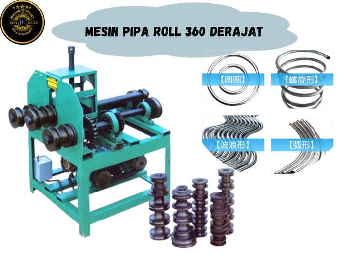 Jual Mesin Bending Roll Pipa Kotak Bulat 360 Derajat 2 Inch 3 Phase ...