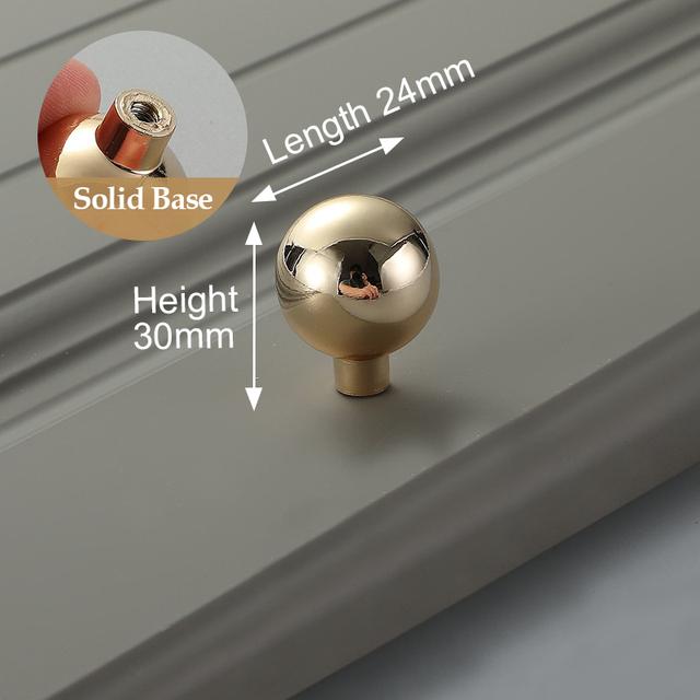 Jual Handle Pull Knob Gagang Tarikan Laci Dapur Gold Emas Kuningan ...