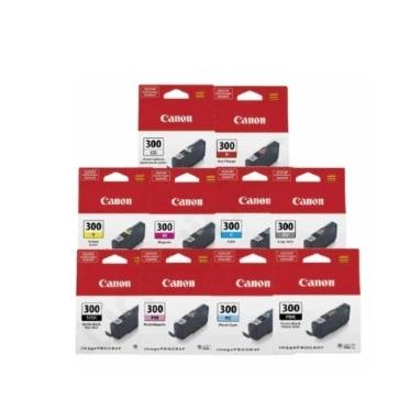 Jual Tinta Canon Ink PFI-300, 1 set(10 warna) for pro 300, 100% ...