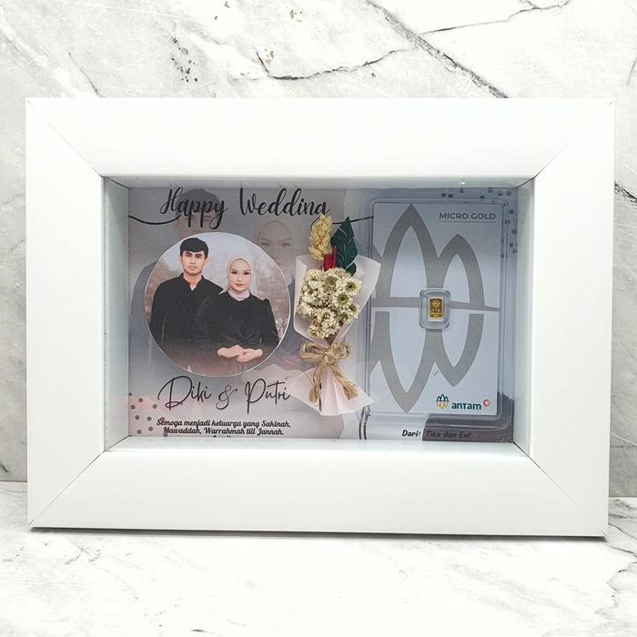 Bingkai Fhoto Wedding Wedding Frame Gift/kado Pernikahan/bingkai
