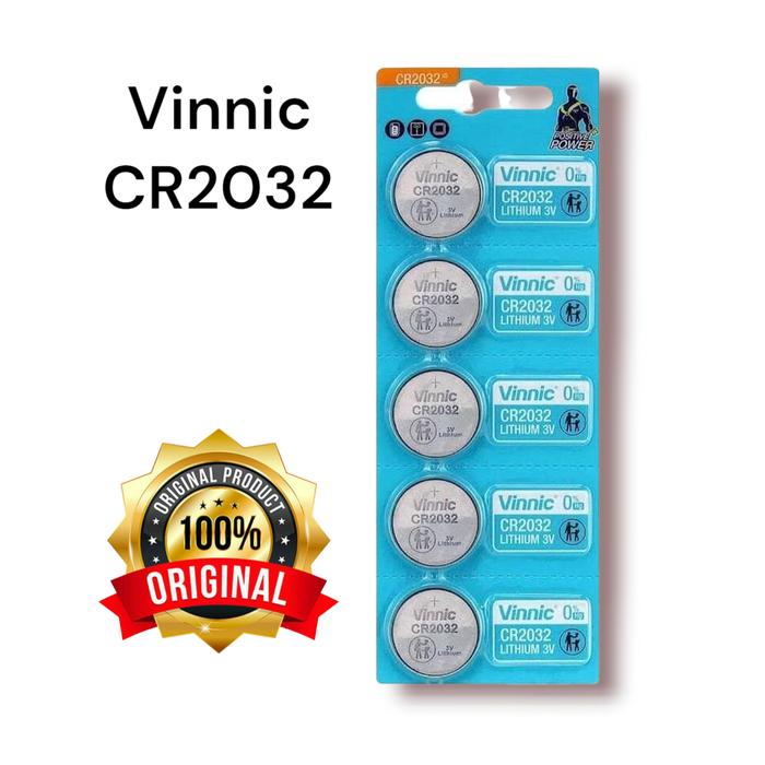 Jual BATERAI VINNIC CR2032 ORIGINAL BATRAI LITHIUM 3 VOLT / BATTERY CR2032 - Jakarta Barat ...