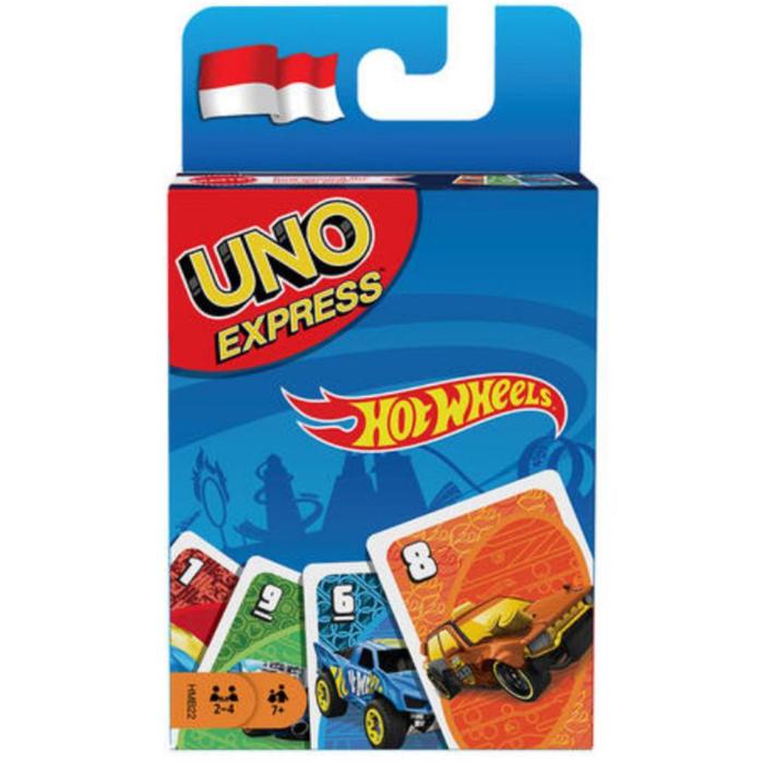 Jual PERMAINAN MAINAN KARTU UNO EXPRESS HOT WHEELS CARD GAME MATTEL ...