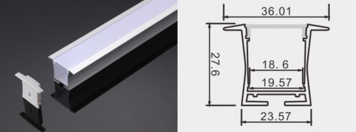 Jual Aluminium Sayap LED Strip / Type Y Inbow Lebar Cahaya 2cm ...