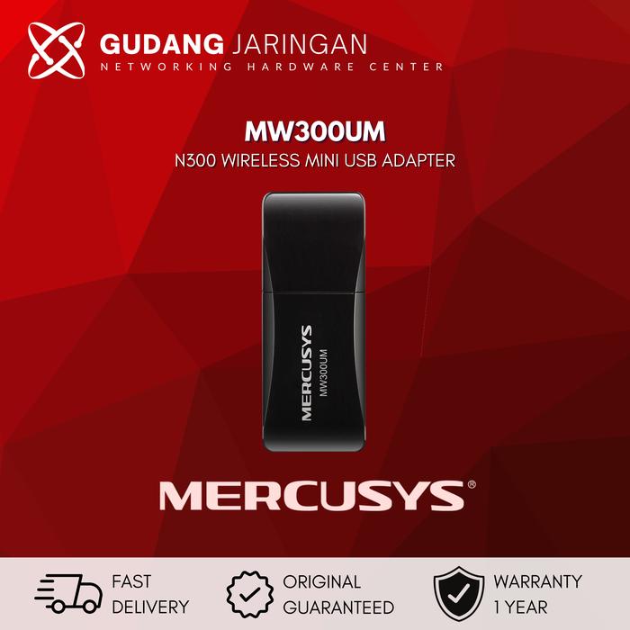 Jual MERCUSYS MW300UM N300 Wireless Mini USB Adapter - Jakarta Pusat ...