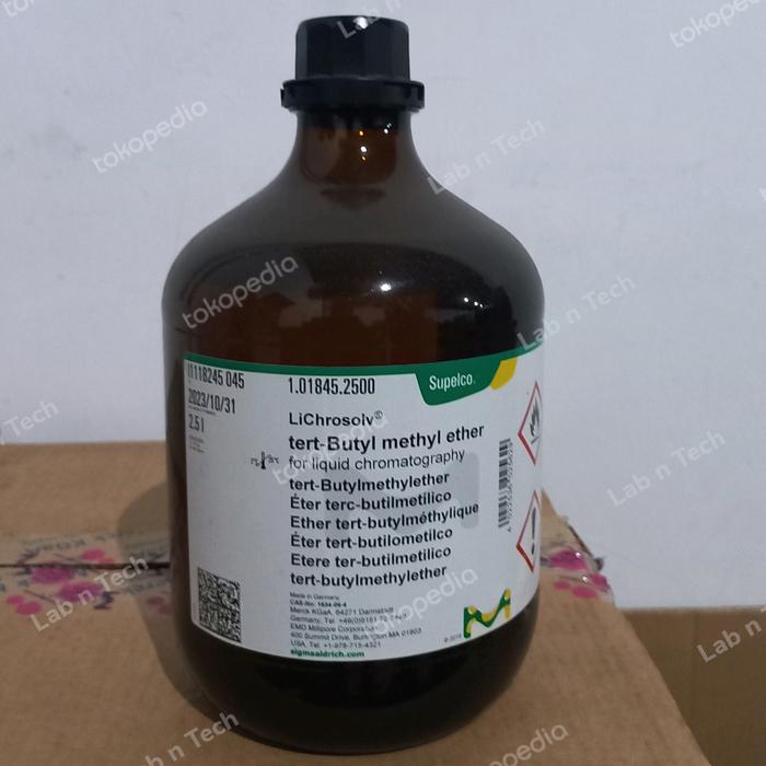 Jual 1.01845.2500 TERT-BUTYL METHYL ETHER for GC Licrosolv 2.5L Merck - Kota Bekasi - Lab n Tech ...