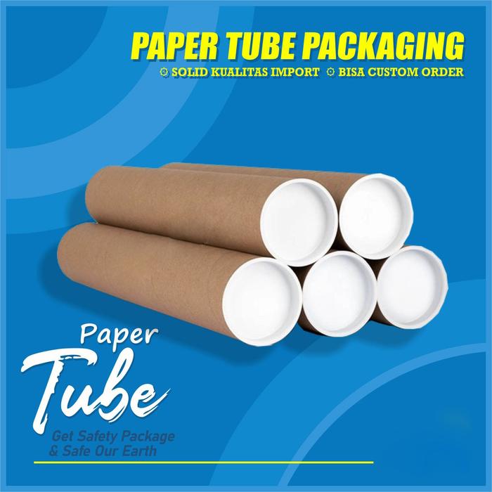 Jual Tabung Selongsong Packing Kertas Paper Tube Tutup Karton Dus ...